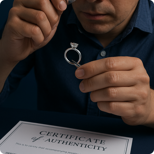 Authenticate Your Natural Diamond Jewelry & Sell on GEMGEM